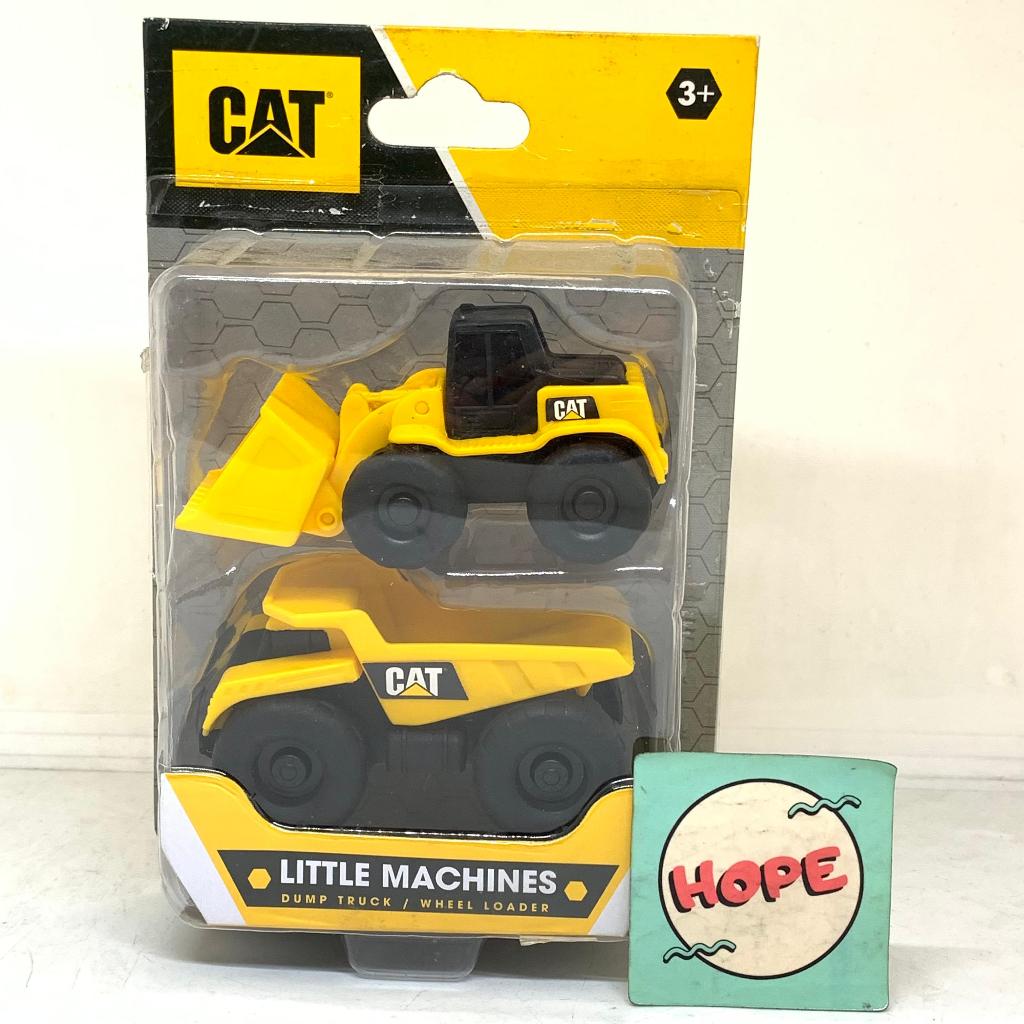 Jual Diecast Konstruksi CAT Little Machines Dump Truck & Wheel Loader ...