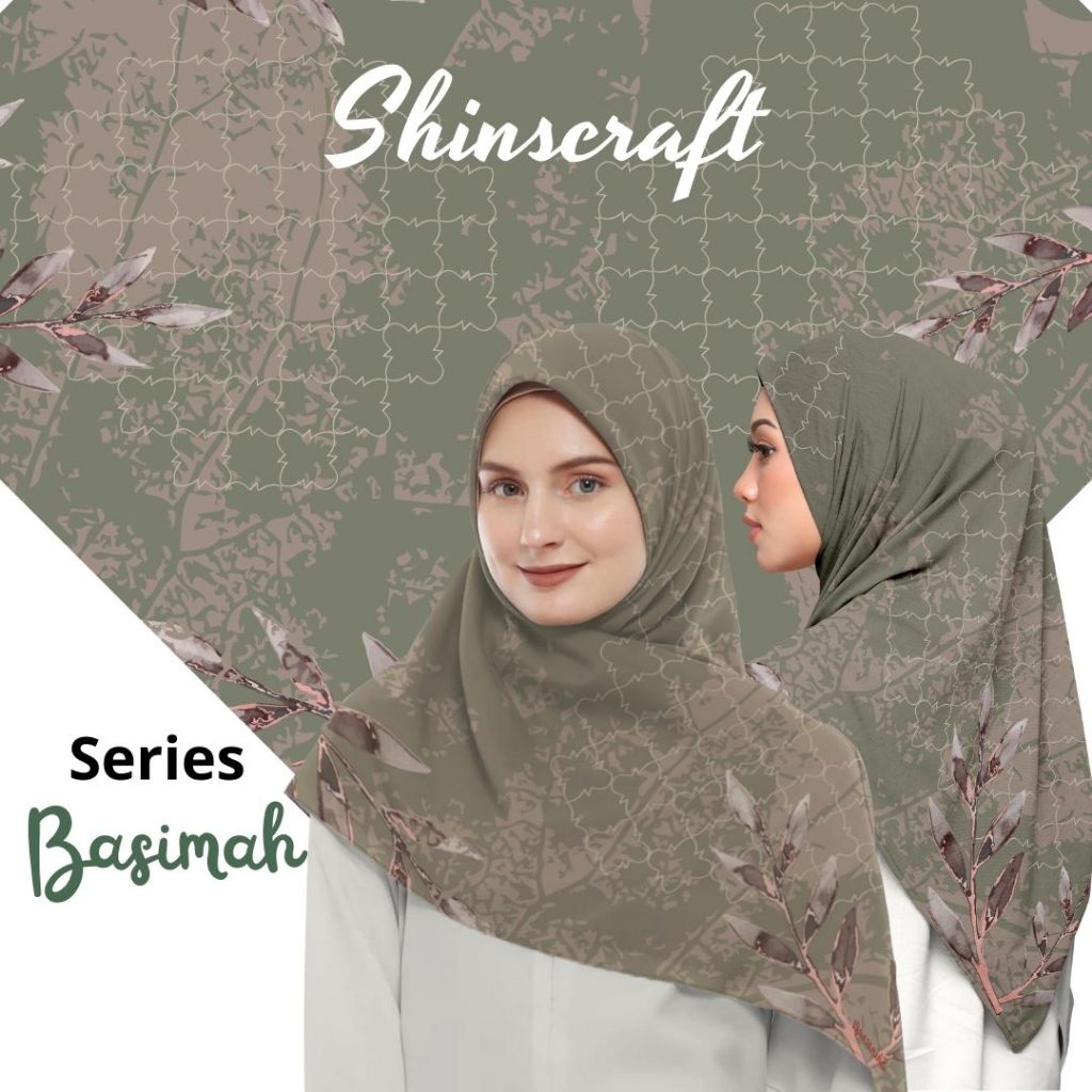 Jual SHINSCRAFT - Basimah Series - Hijab Printing Premium VOAL ...