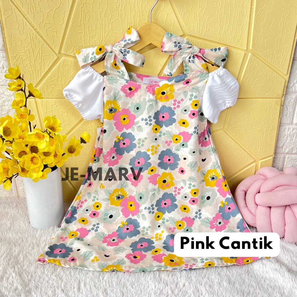Jual JE-MARV. DRESS ALIYAH - BAJU ANAK PEREMPUAN BAHAN ADEM (RAYON ...