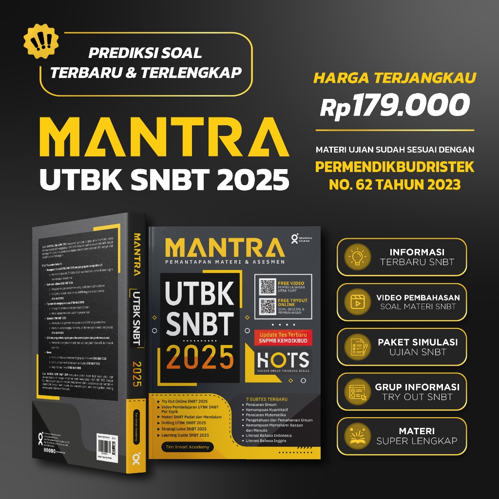 Jual BUKU MANTRA UTBK SNBT 2025 | Shopee Indonesia
