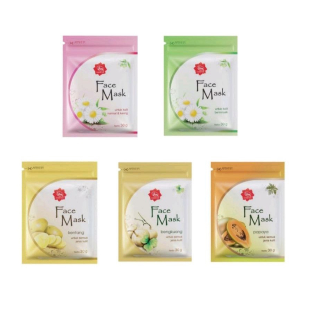 Jual VIVA Face Mask Bengkuang Kentang Pepaya Normal Kering Berminyak ...