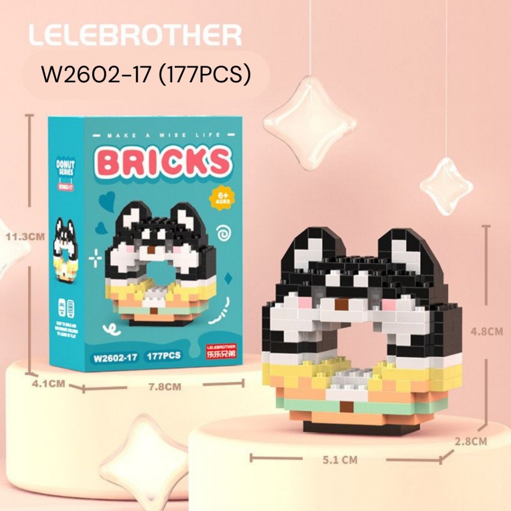 Jual [tma] Mainan Mini Brick Karakter / Balok Susun Mini / Building Box ...