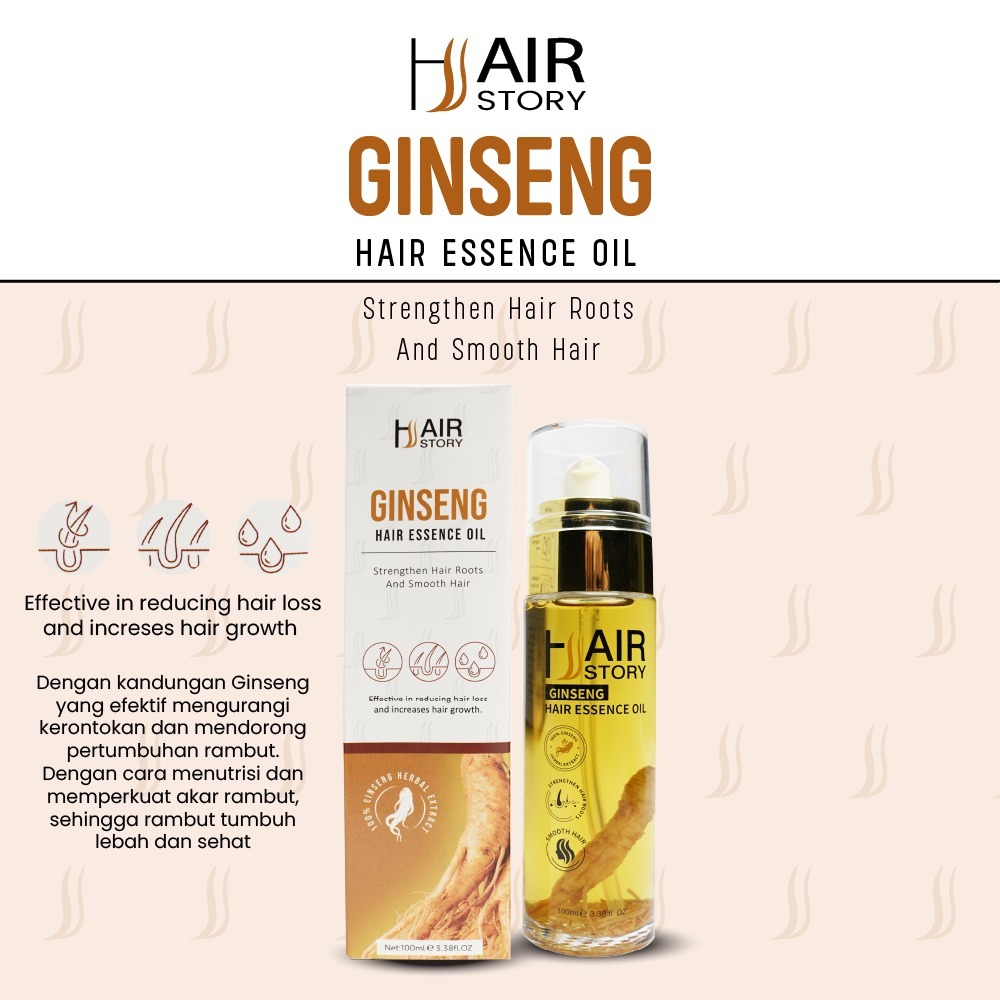 Jual FYC - Hair Story - Ginseng Hair Essence Oil - Perawatan Rambut ...