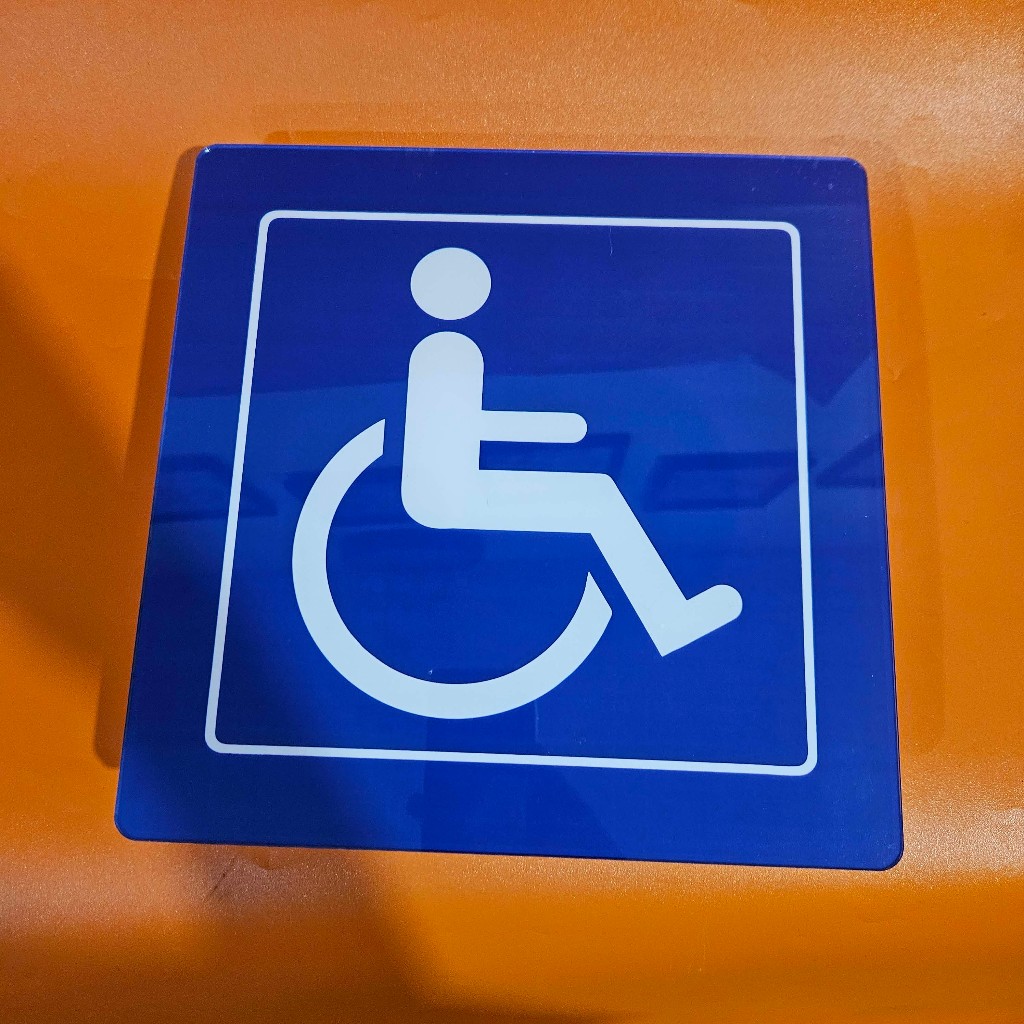 Jual Papan Akrilik Lambang Kursi Roda / Rambu Kursi Roda | Shopee Indonesia