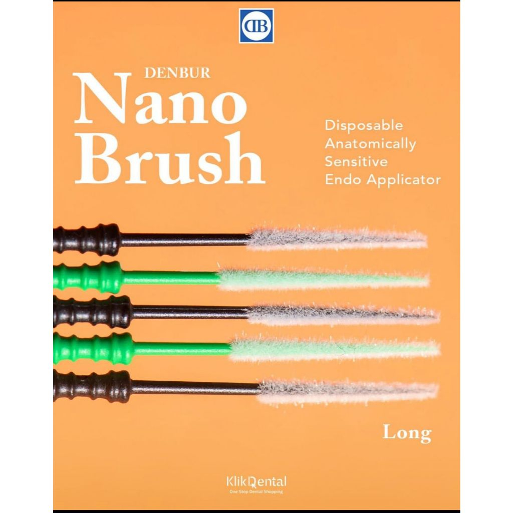 Jual KLIK DENTAL Denbur Nano Brush for Endodontics isi 50pcs | Shopee ...