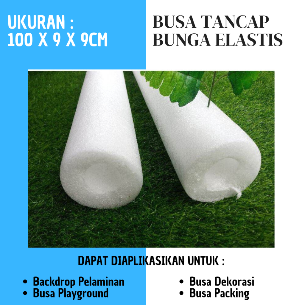 Jual Busa Pipa Putih 2m - Busa Bunga Elastis Dekorasi Pelaminan Oasis ...