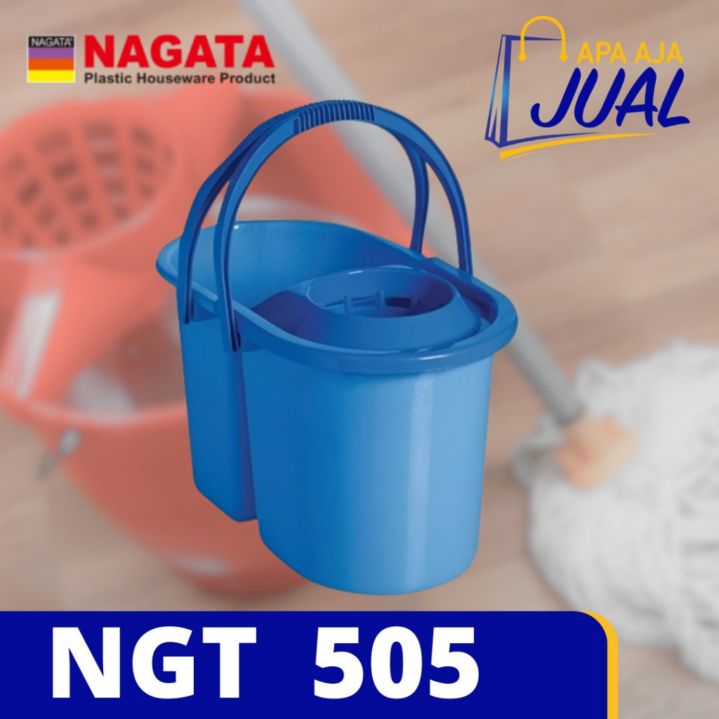 Jual Ember Pel Nagata 505 Dengan Roda Bak Pencuci dan Pengering Lantai ...