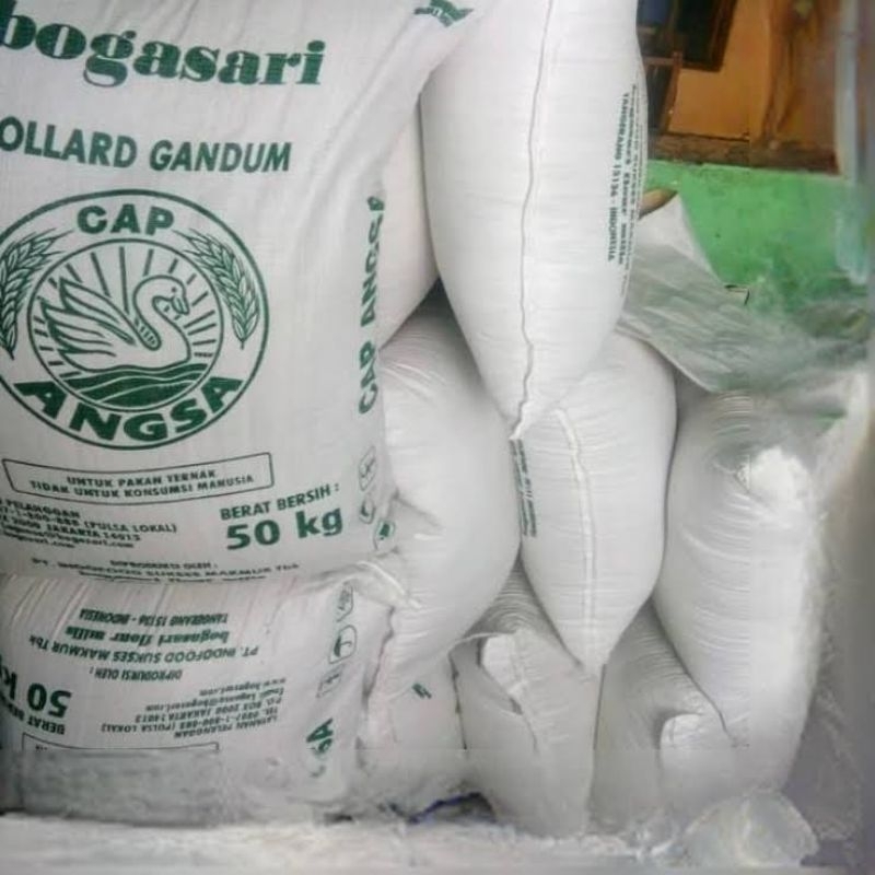 Jual Pollard Gandum Angsa Bogasari 50kg Pakan Hewan Ternak Sapi Kambing ...