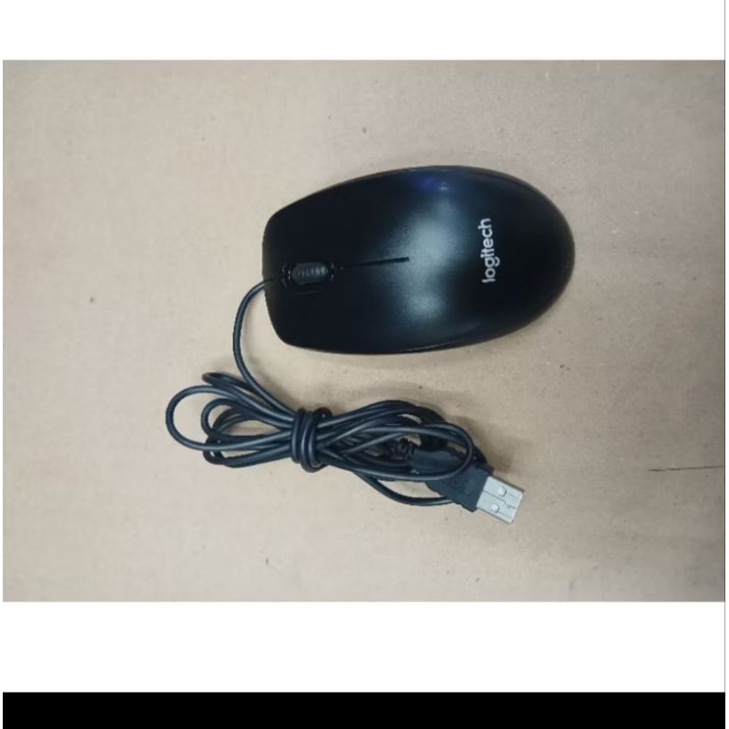 Jual mouse logitech kabel usb mantap normal original | Shopee Indonesia