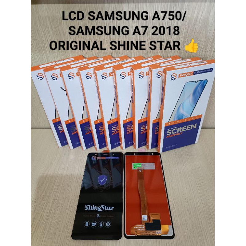 Jual LCD SAMSUNG A750/A7 2018 ORIGINAL OEM SHINESTAR & TICTOC | Shopee Indonesia