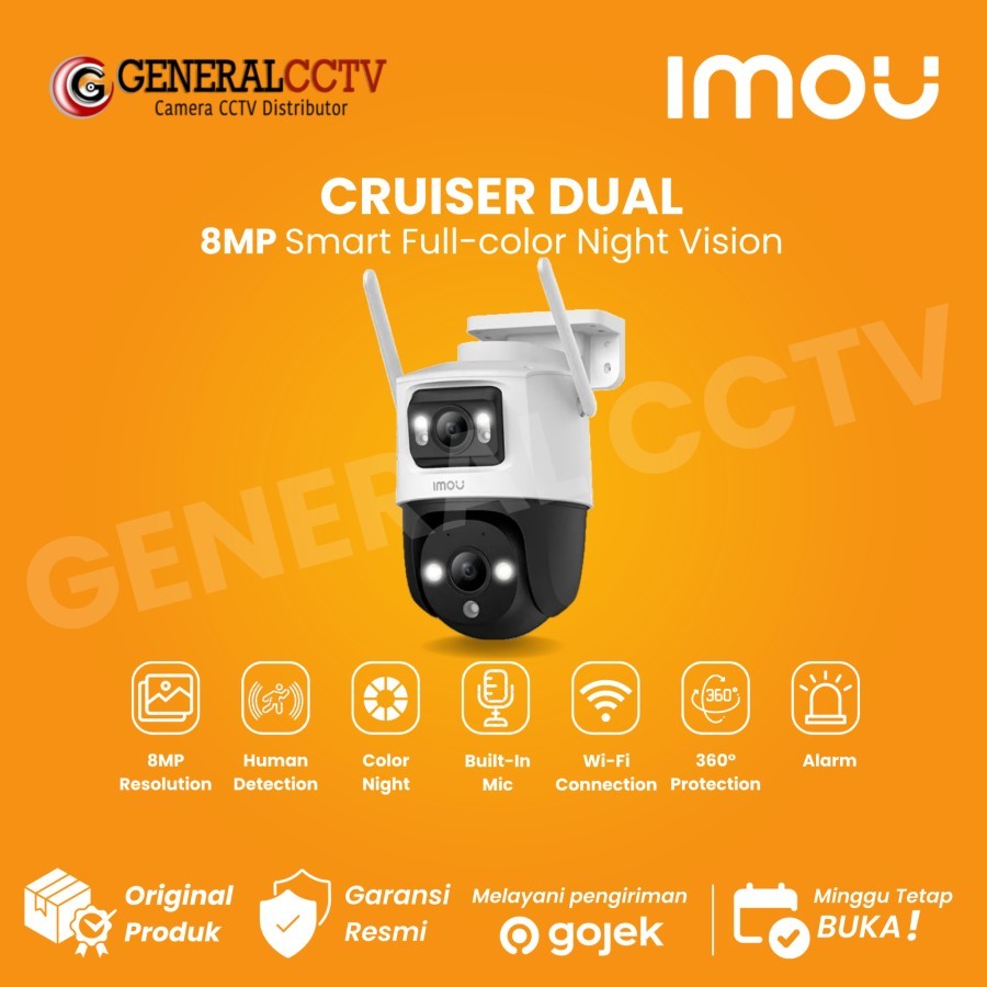 Jual Imou CRUISER DUAL 2 (5MP+5MP) Camera | Smart Full-color Night ...