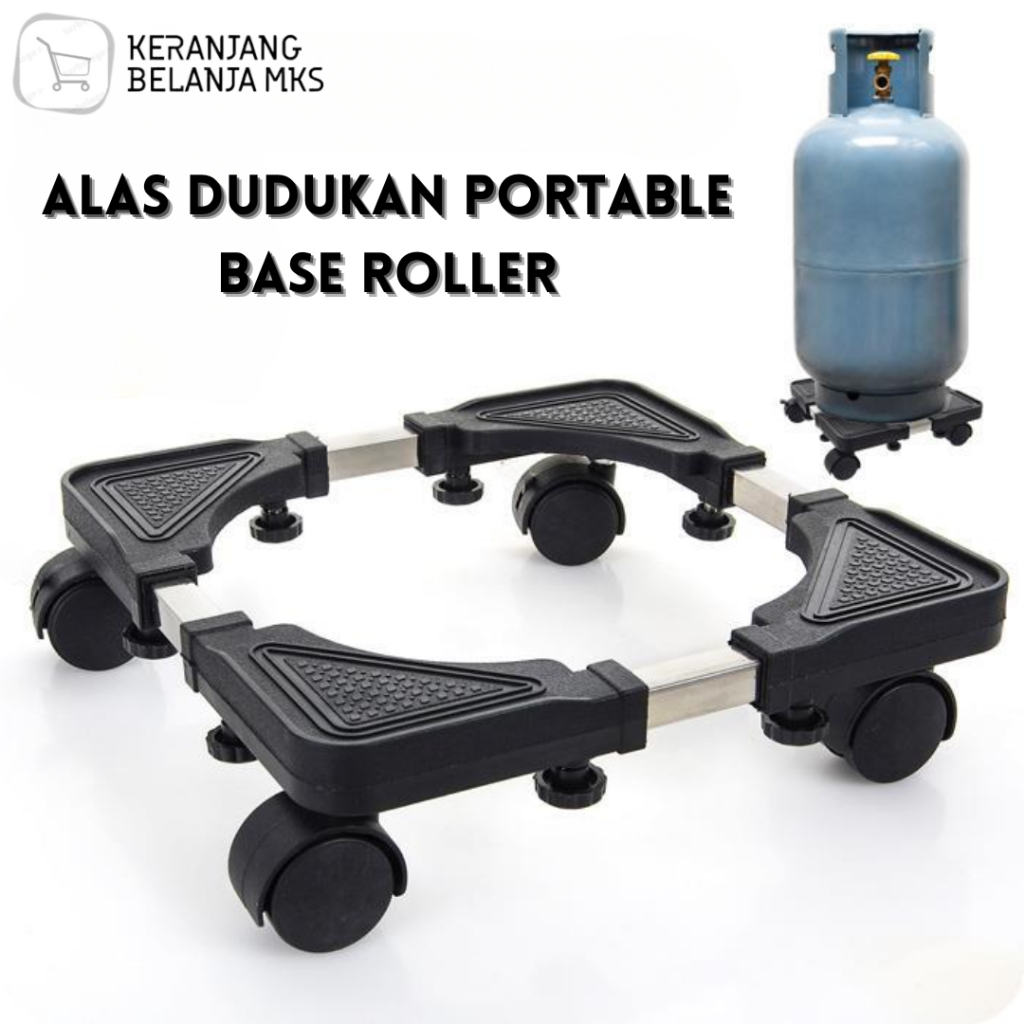 Jual Alas Roda Tabung Gas Galon Dispenser Alas Dudukan Portable Base ...