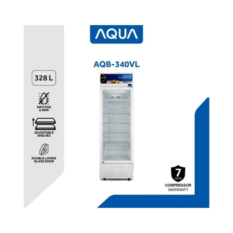 Jual Showcase AQUA Display Cooler AQB 340VL | Shopee Indonesia
