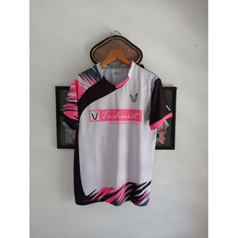 Jual Kaos V TECHNIST Badminton | Shopee Indonesia