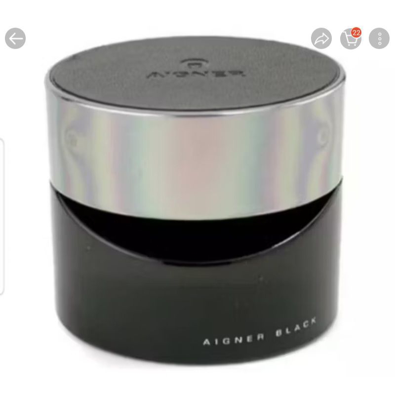 Jual parfum aigner black by etienne aigner men 125ml (original reject ...