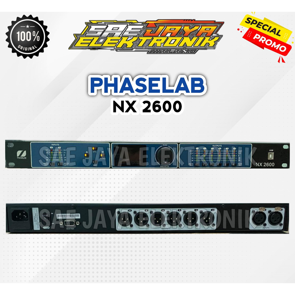 Jual DLMS Phaselab / Phase Lab NX 2600 - 2 in 6 out | Shopee Indonesia