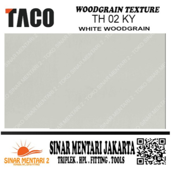 Jual TACO HPL WOODGRAIN TEXTUR TH 02 KY WHITE WOODGRAIN | Shopee Indonesia