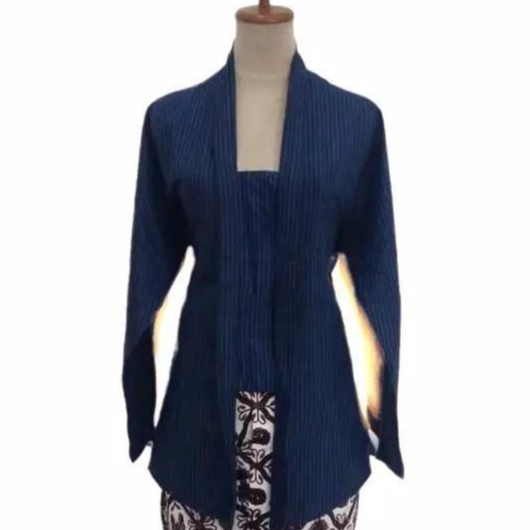 Jual BAJU COUPLE SURJAN KEBAYA LURIK BIRU BAJU LURIK ADAT JAWA JOGJA SOLO KEBAYA LURIK SURJAN ...