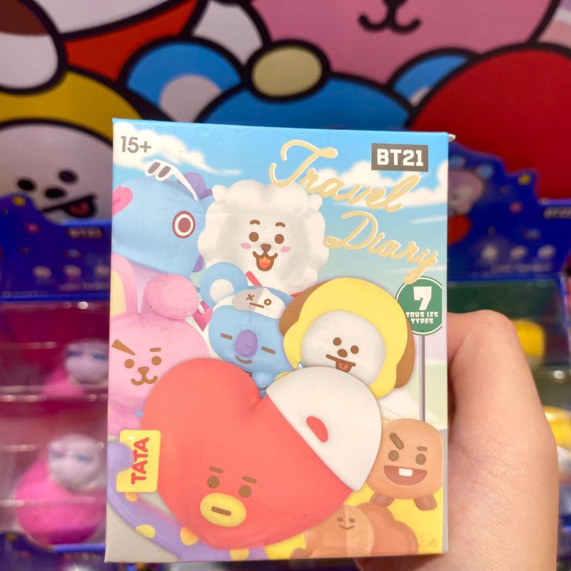 Jual Miniso x BT21 Collection Blind Box Travel Diary BTS BT21 Merch ...
