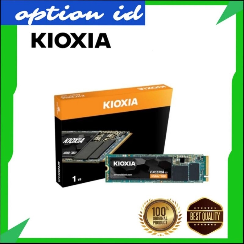 Jual SSD M.2 Gen3 KIOXIA EXCERIA G2 1TB | NVMe 2280 PCIe 3.0 Gen 3 | Shopee Indonesia