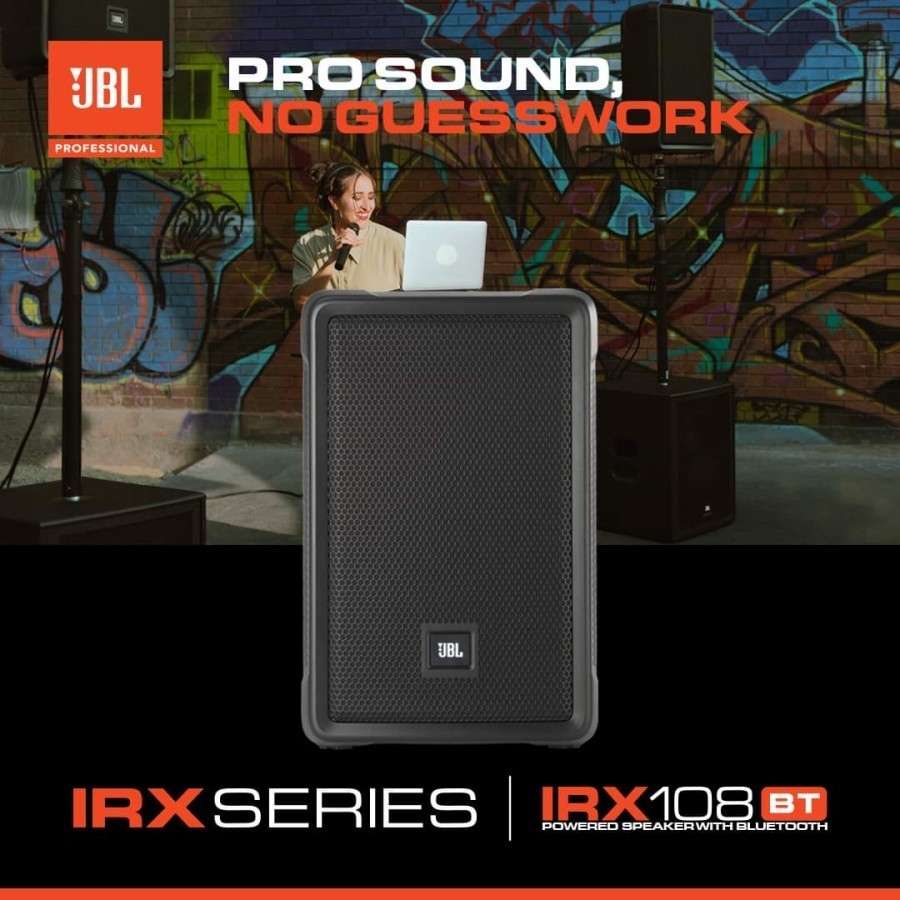 Jual JBL IRX108BT IRX108 BT IRX 108 BT 8" Portable Speaker Bluetooth ...