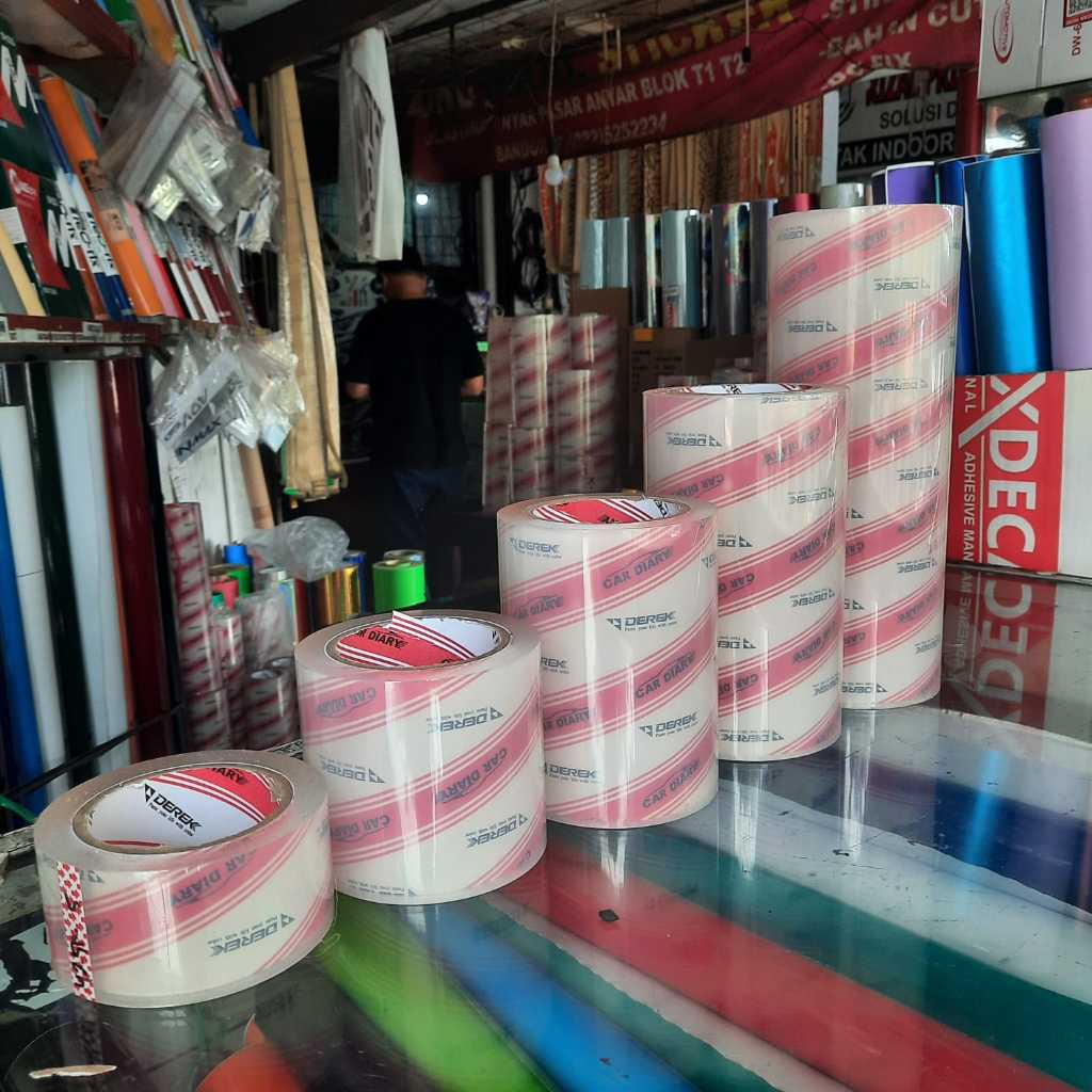 Jual MASKING TAPE DEREK TRANSPER TAPE STIKER CUTING | Shopee Indonesia