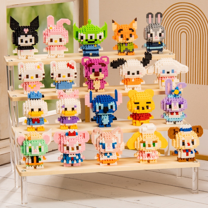 Jual barang lucu DIY Susun Blok Bangunan Mini Kartun Bricks DIY Mainan ...