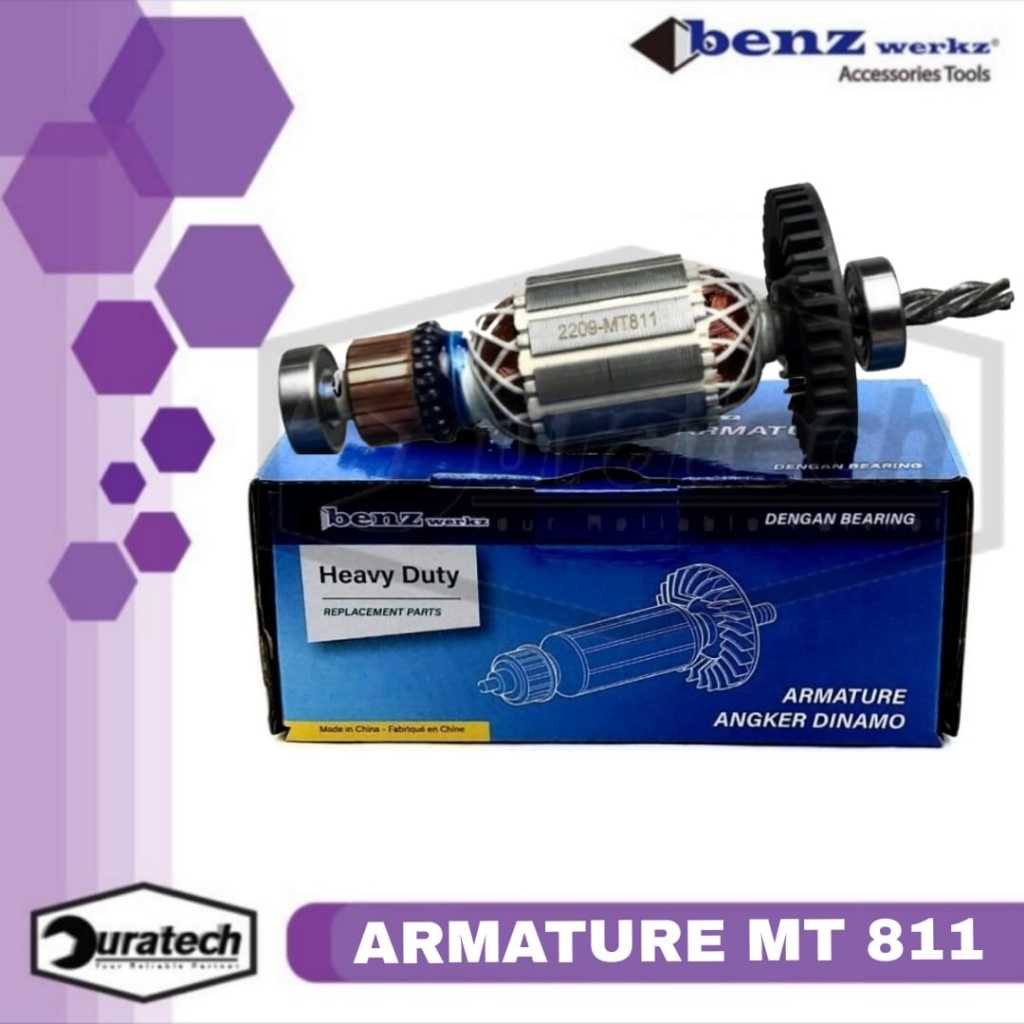Jual Benz Werkz Armature Untuk MT 811 Angker Dinamo Mesin Bor Tangan ...