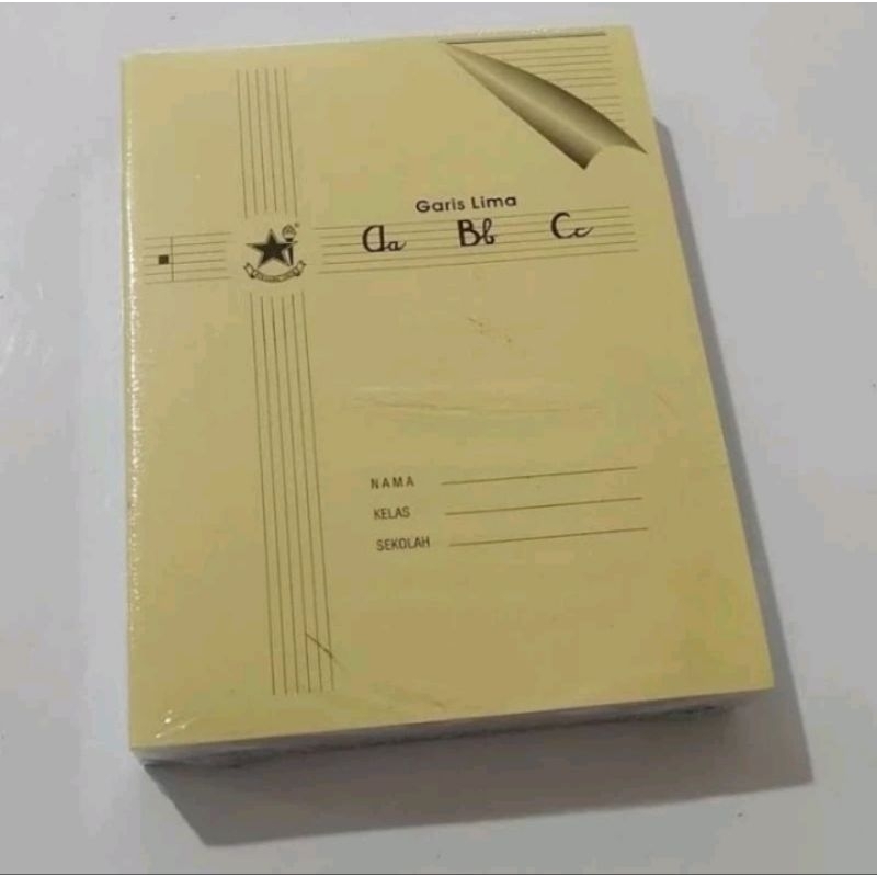 Jual Buku Garis Lima - Bintang Obor (1 pak isi 10 buku) | Shopee Indonesia