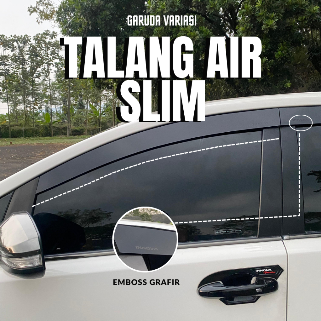 Jual Talang Air Mobil Model Flat SLIM RATA Semua Jenis Mobil Innova ...