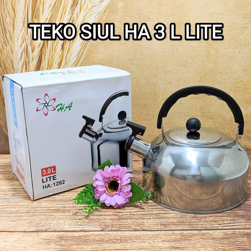 Jual [HSHD] Teko Siul Stainless 3 Liter/Teko Siul 3000ml/Ceret ...