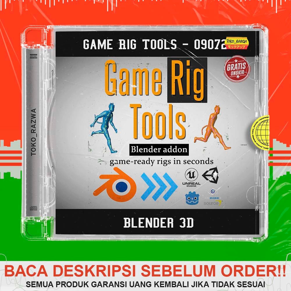 Jual Blender 3D - Game Rig Tools - 090724 | Shopee Indonesia