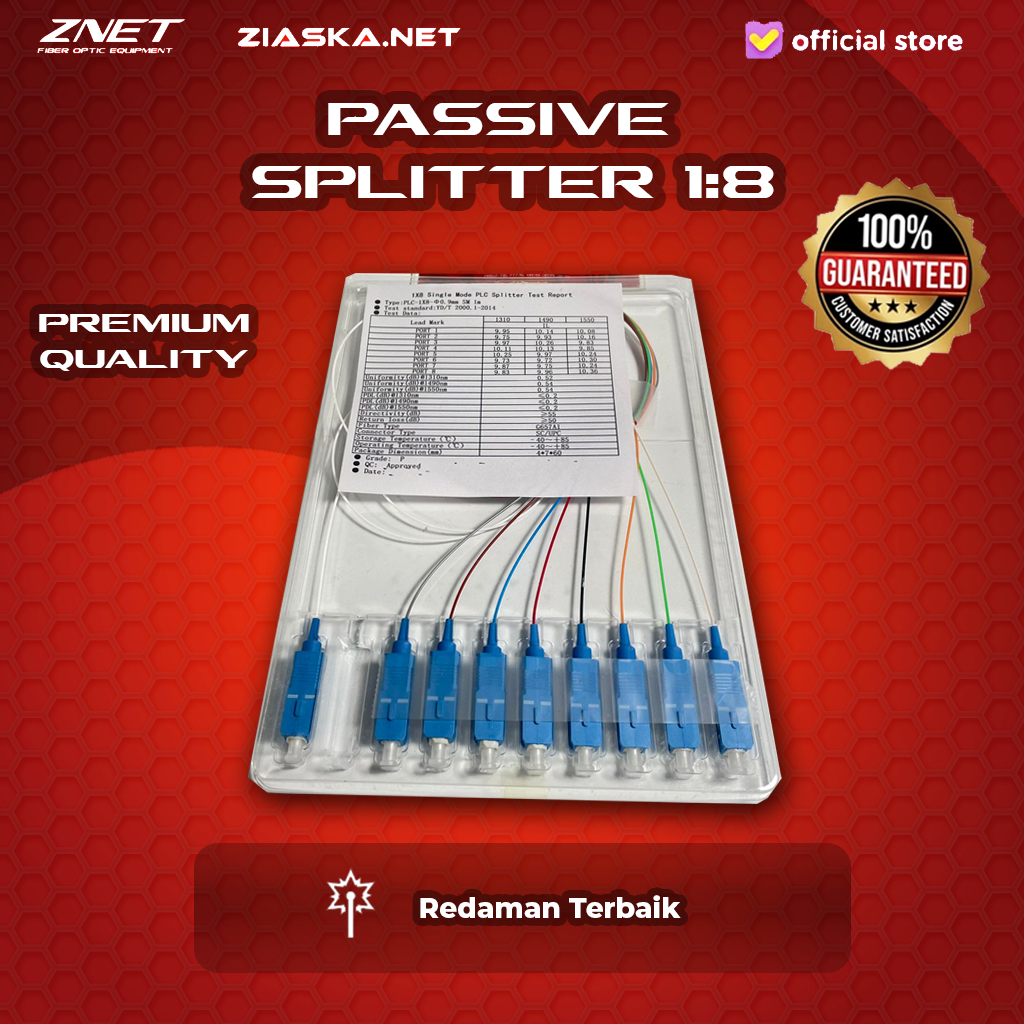 Jual SPLITER PASSIVE SPLITER MINI STEEL 1:8 SC UPC PASIF SPLITER FO ...