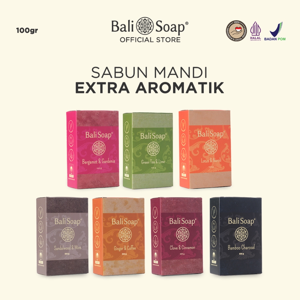 Jual Bali Soap - Sabun Mandi Alami Natural Extra Wangi Aromatik 100gr ...