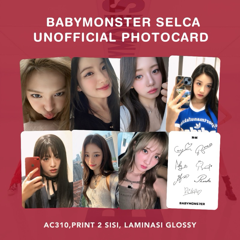 Jual BABYMONSTER BAEMON SELCA SHEESH BABYMON7ER BATTER UP Unofficial ...