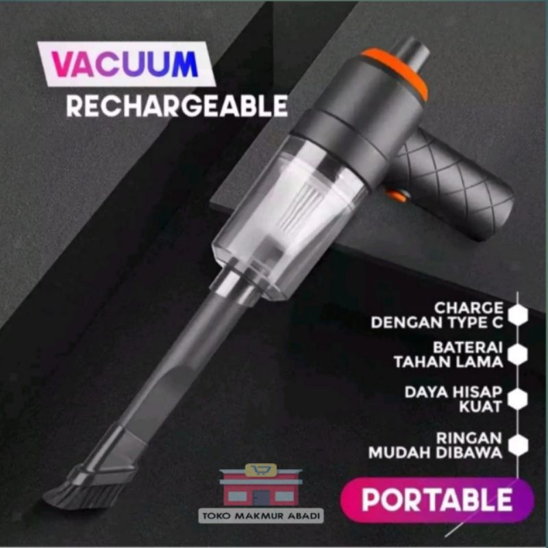 Jual Alat Vacum Cleaner Penyedot Debu Wireless Portable Mini Vacuum ...