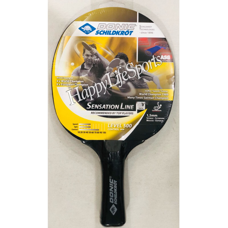 Jual [ORIGINAL] Kayu Pingpong Rakitan Schildkrot Sensation Line Level 500 | Shopee Indonesia