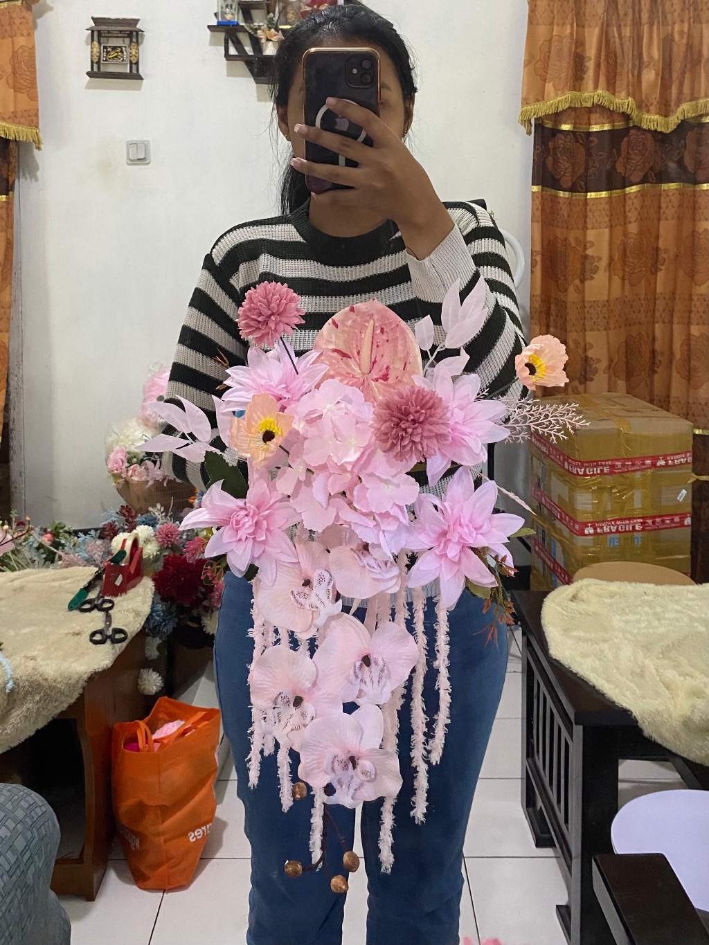 Jual Handbuket hand buket hand bouquet buket wedding wedding bouquet ...