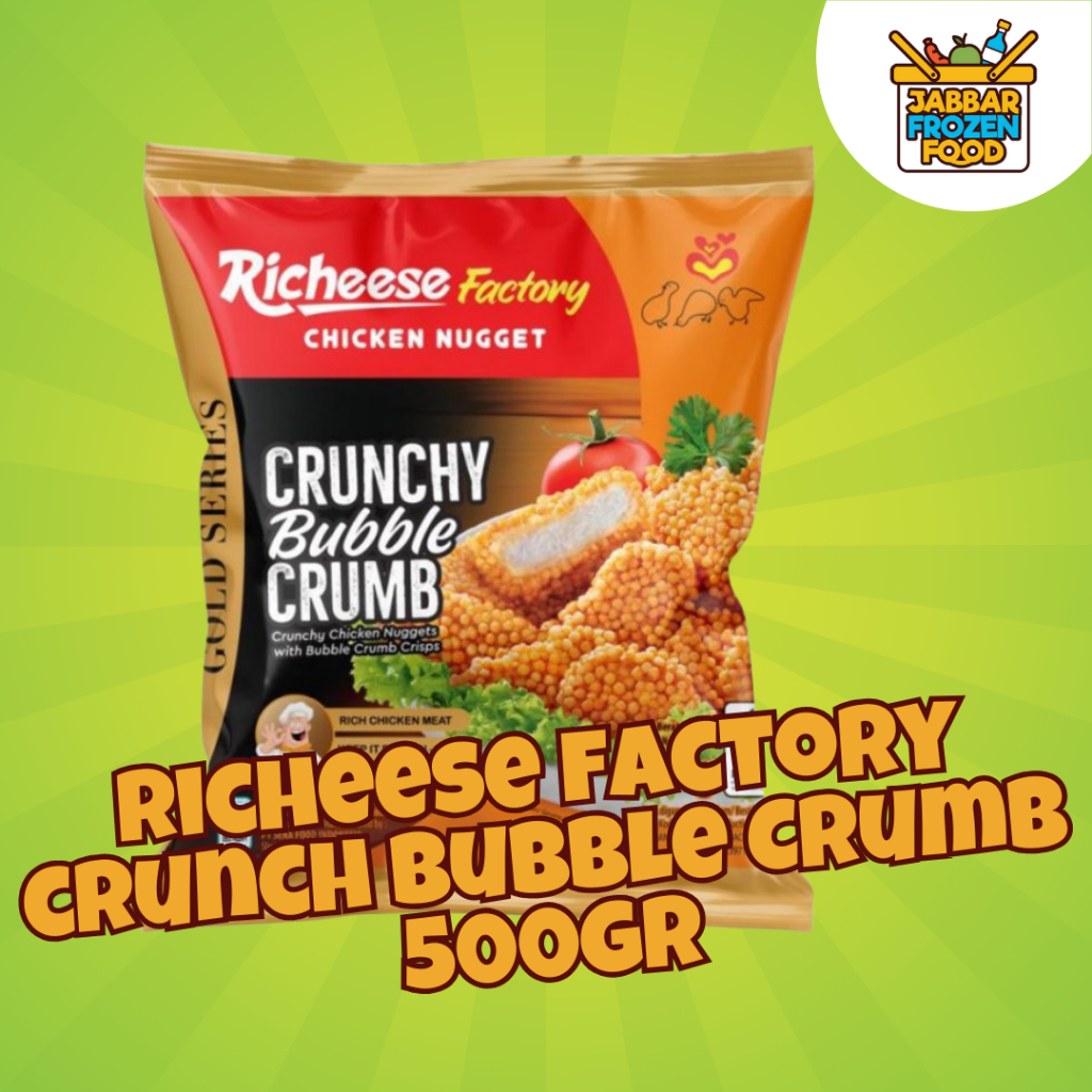 Jual Nugget Richeese Factory Crunchy Bubble Crumb Chicken Nugget Naget ...