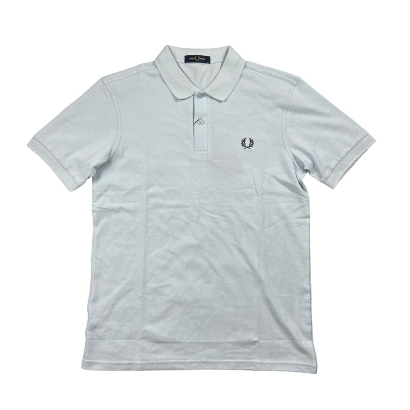 Jual Fred Perry Black Logo Polo T-Shirt Sky Blue | Shopee Indonesia