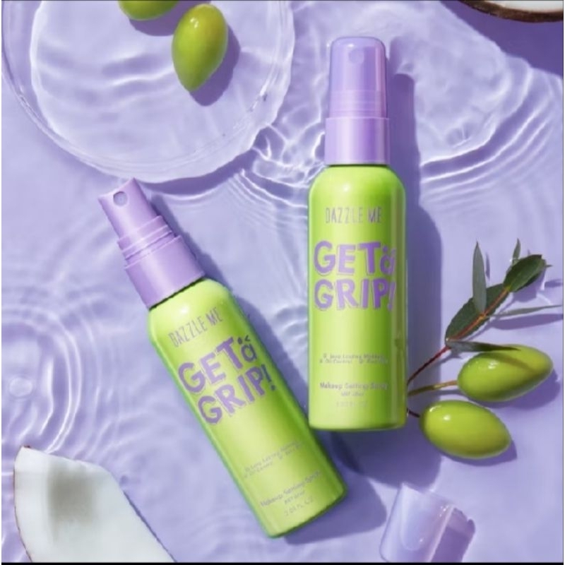 Jual Dazzle Me Get a Grid Make Up Setting Spray Hijau | Shopee Indonesia