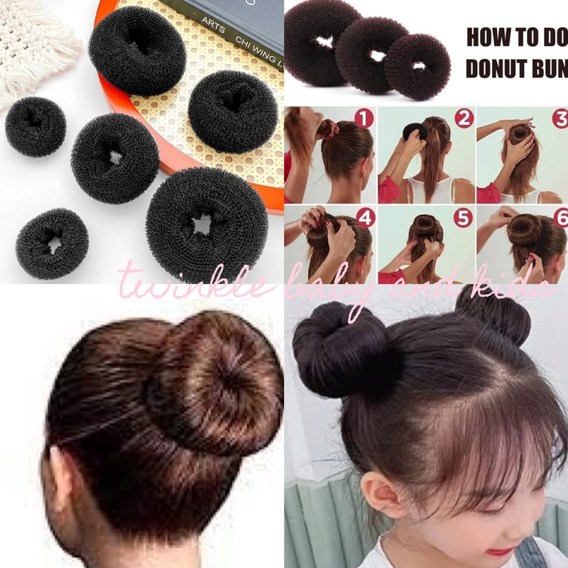Jual Hair Bun Donat Sanggul Cepol Rambut Korea Kuncir Rambut Sanggul ...