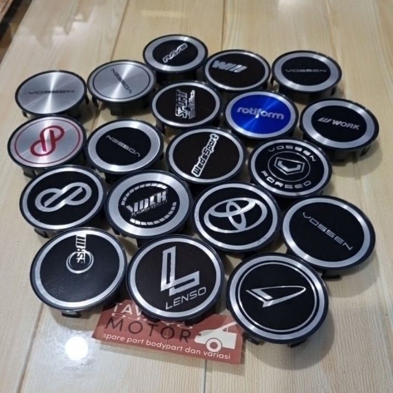 Jual dop velg dop roda tutup tengah2 velg racing variasi 6.2cm harga ...