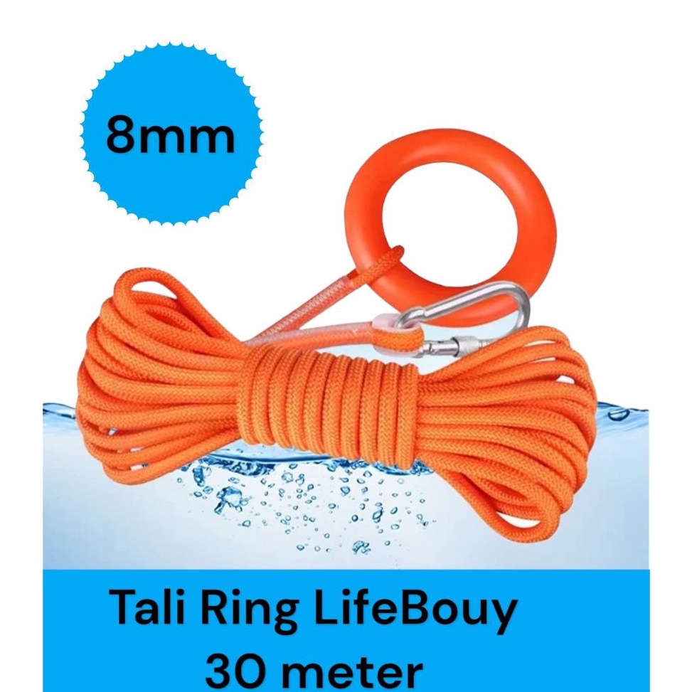 Jual Special Pr Tali Pelampung Lifebouy Ring 3 meter Tali Pelampung ...