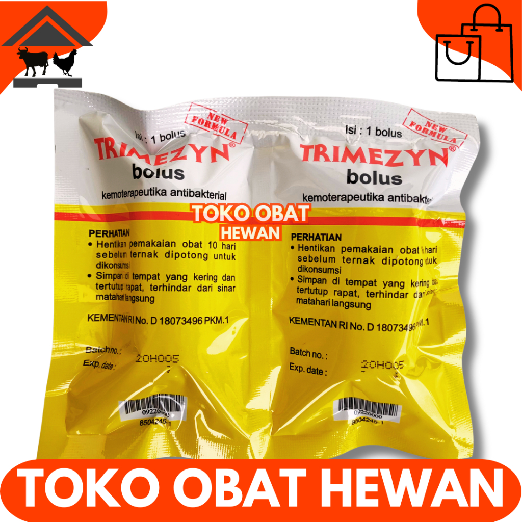 Jual TRIMEZYN BOLUS 1 BOLUS - Obat Pernafasan dan Pencernaan Diare ...