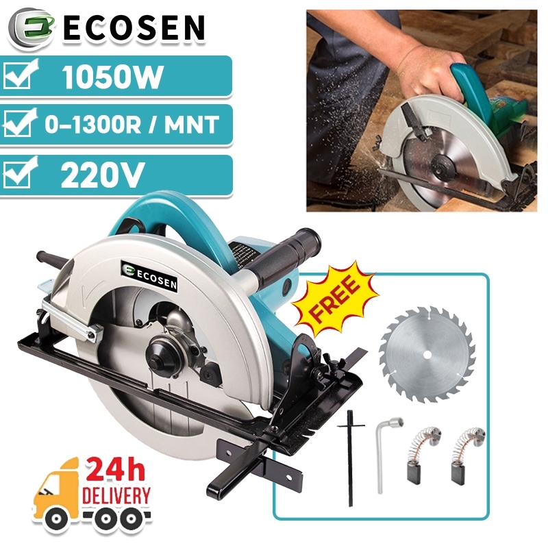 Jual ECOSEN-1050W-Gergaji-Multifungsi-Circular-Saw-Mesin-Potong-Kayu ...