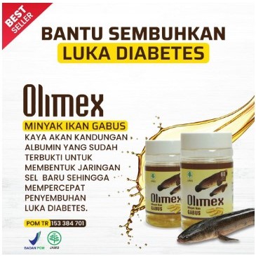 Jual Olimex Minyak Ikan Gabus Original Kapsul Ikan Gabus pil ekstrak ...