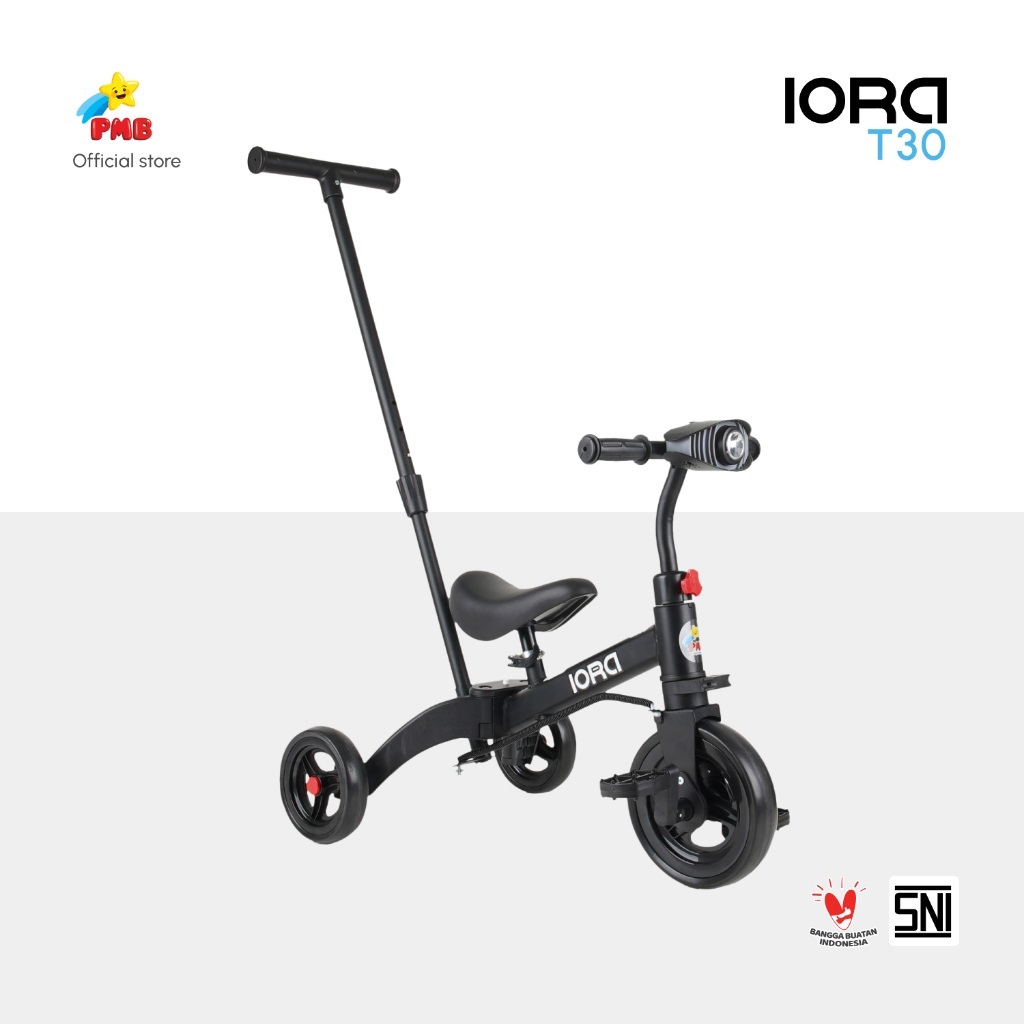 Jual SEPEDA ANAK RODA TIGA IORA PMB T30 DORONGAN BISA DI STIR/DI ...