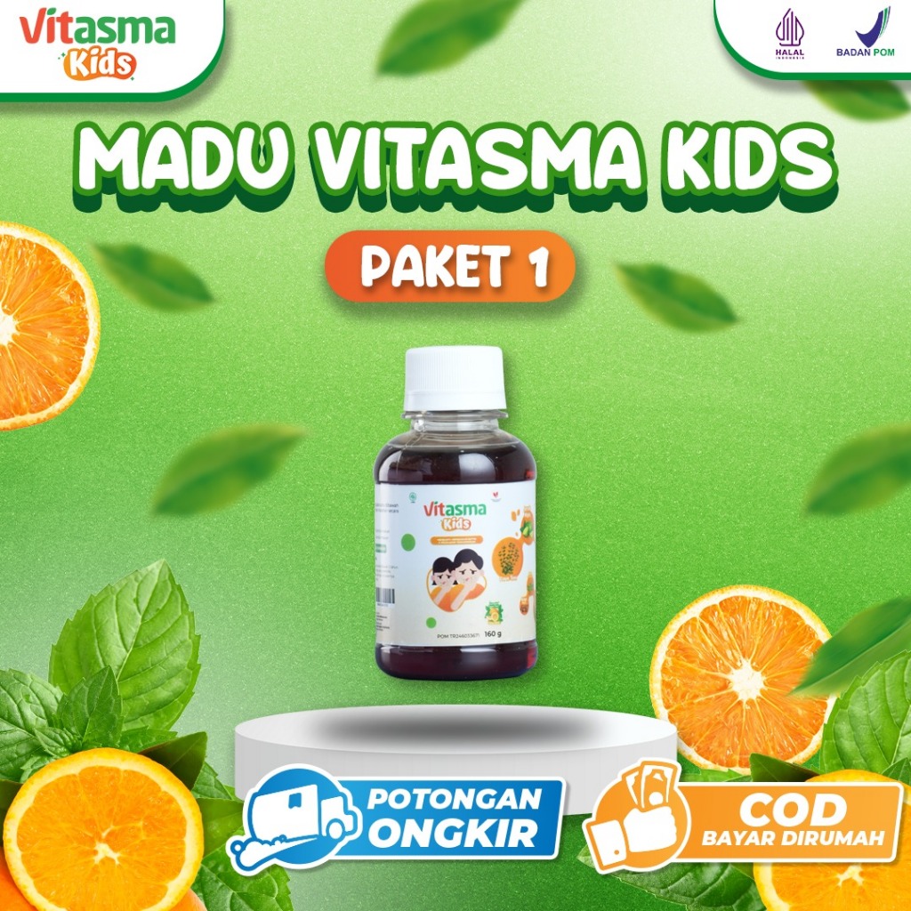 Jual VITASMA KIDS Membantu Keluhan Batuk dan Sesak Napas Pada Anak dan ...