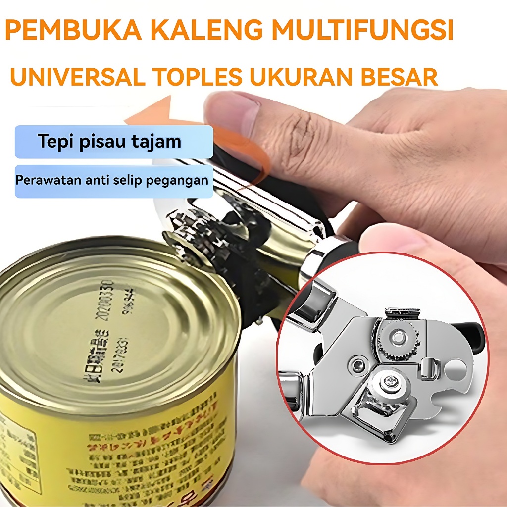 Jual PREMIUM BEST SELLER ALAT PEMBUKA KALENG DAN TUTUP BOTOL GAK PAKE ...